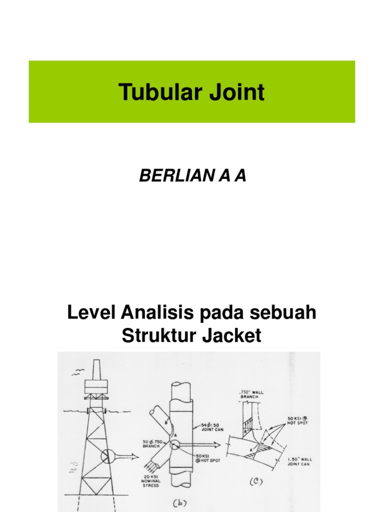 Pertemuan 4 Tubular Joint 2 | PDF | Science & Mathematics