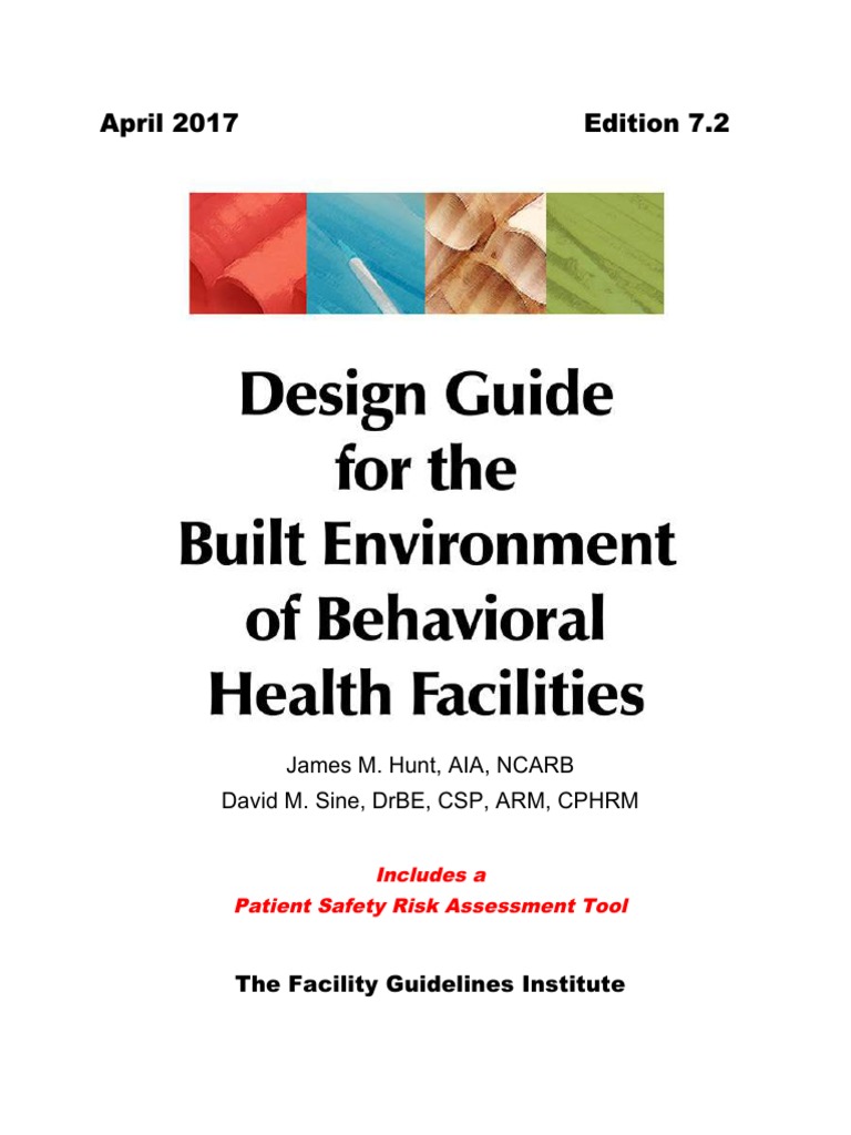 Design Guide For Behavioral Health | PDF | Door | Risk