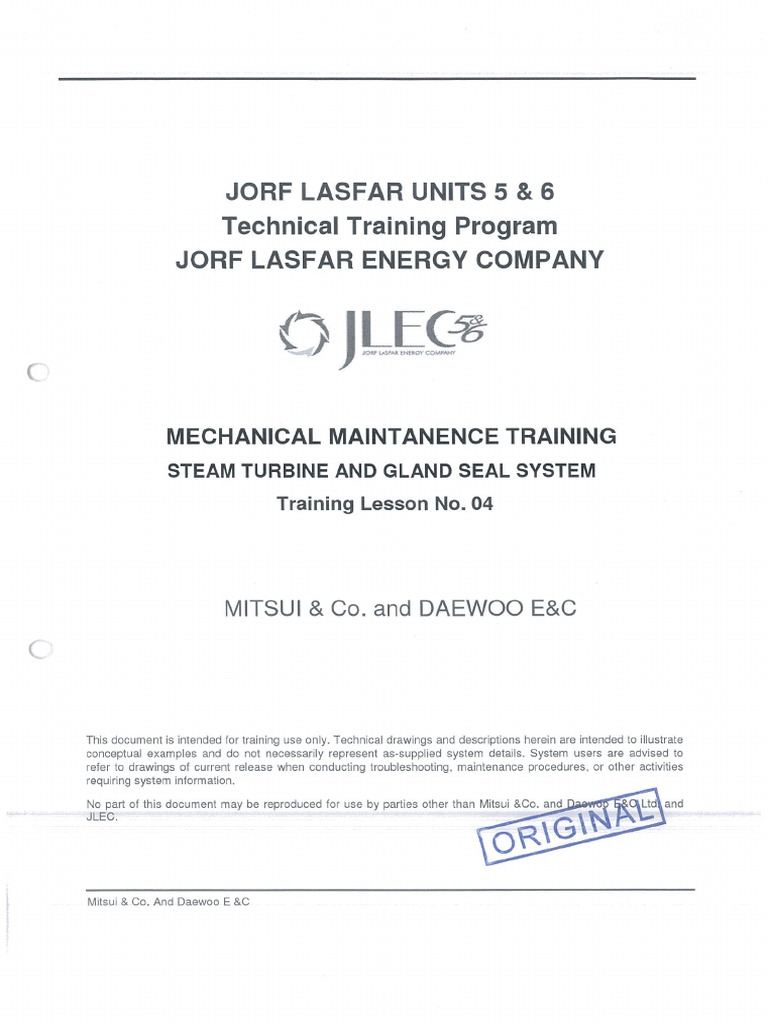 4-Steam Turbine and Gland Seal System | PDF