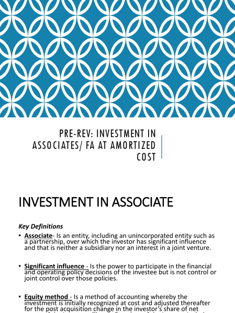 Investments in Associates FA AC Overview | PDF | Goodwill (Accounting ...