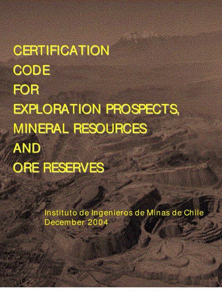 Chile Code | PDF | Mining | Minerals