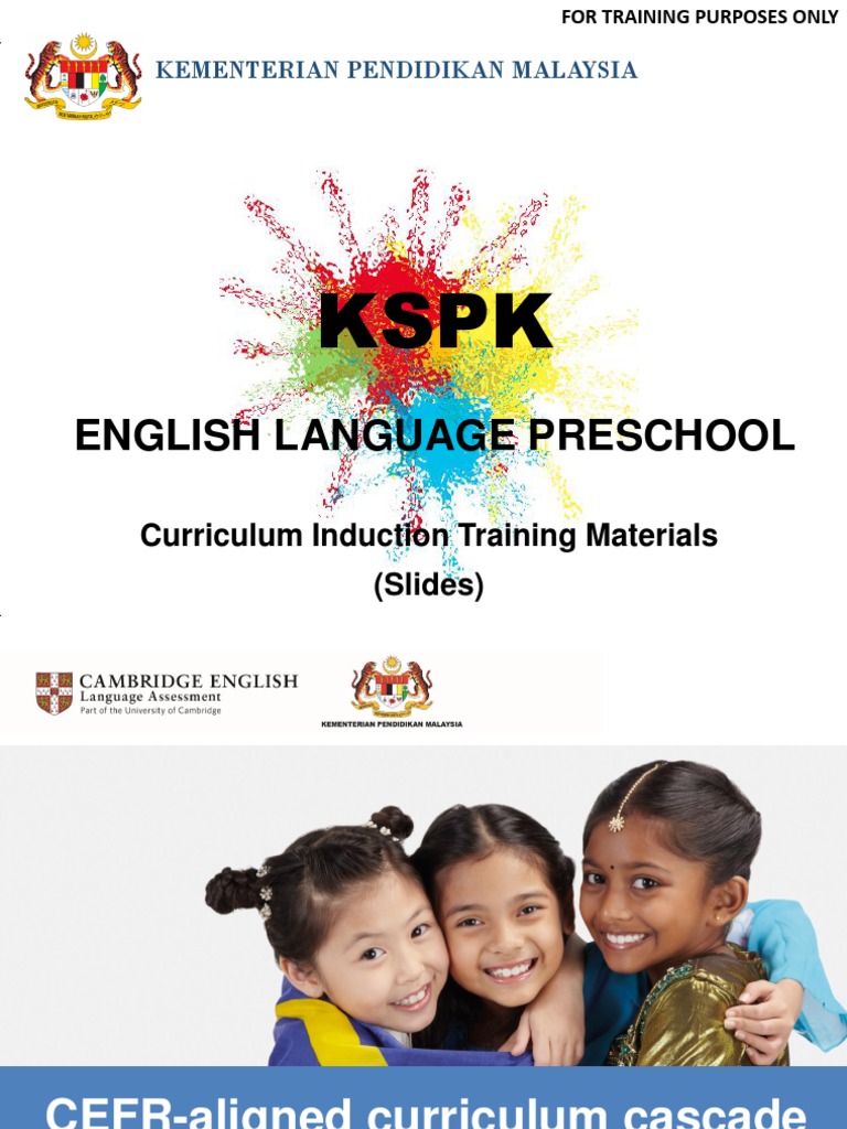 KSPK English Curriculum for Preschool | PDF | Language Development ...