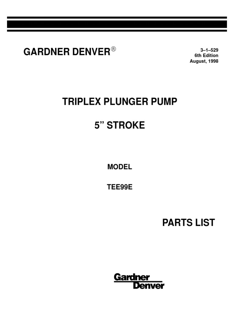 TEE Parts Manual | PDF | Cylinder (Engine) | Valve