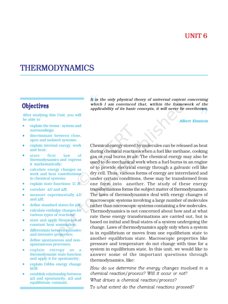 Kech106 Chemistry Very Imp Resource | PDF | Heat | Heat Capacity