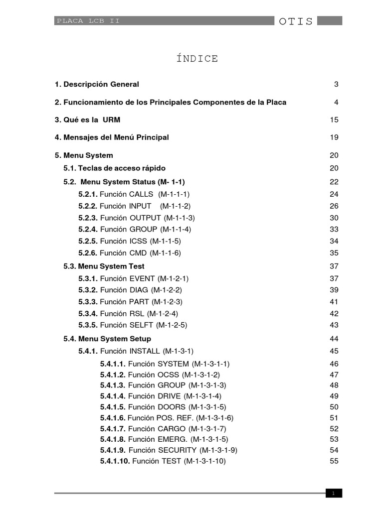 Manual de LCB - II | PDF | Ascensor | Almacenamiento de datos de la ...