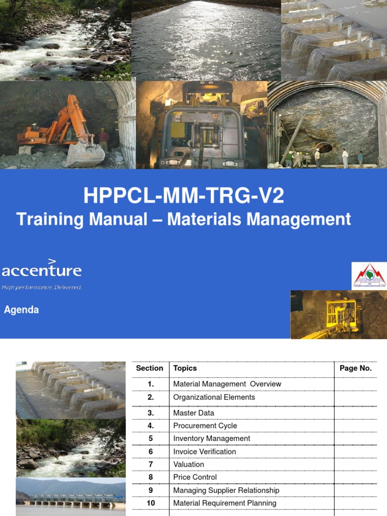 2011 1 Training Manual On Material Management | PDF | Procurement ...