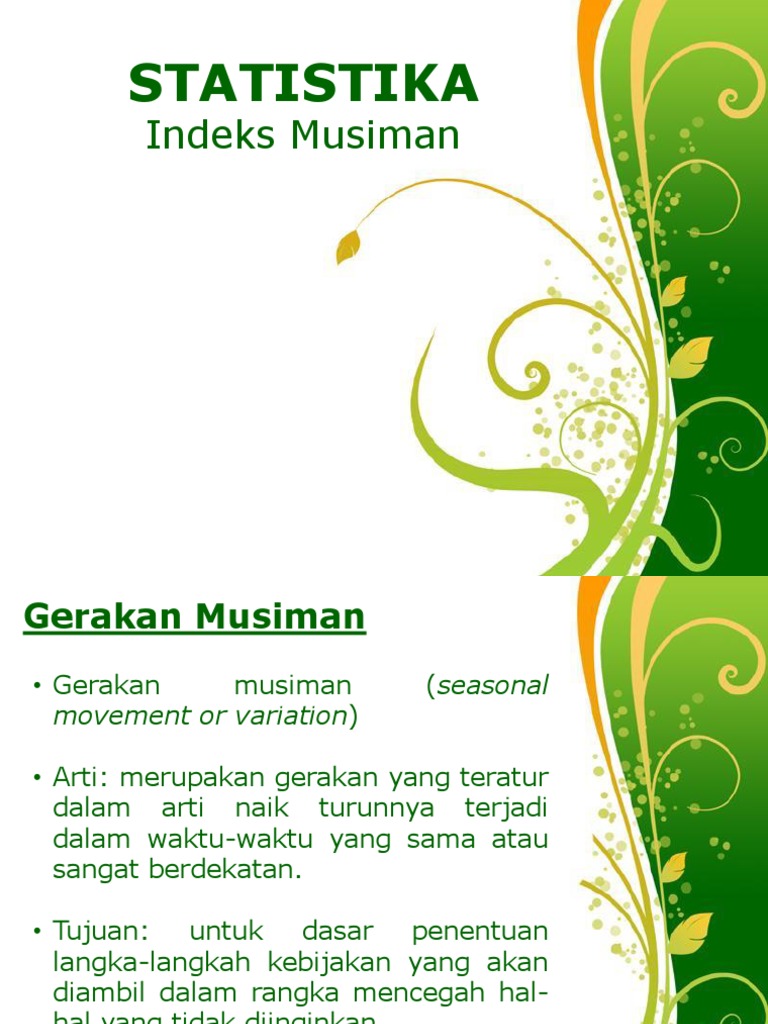 Indeks Musiman | PDF
