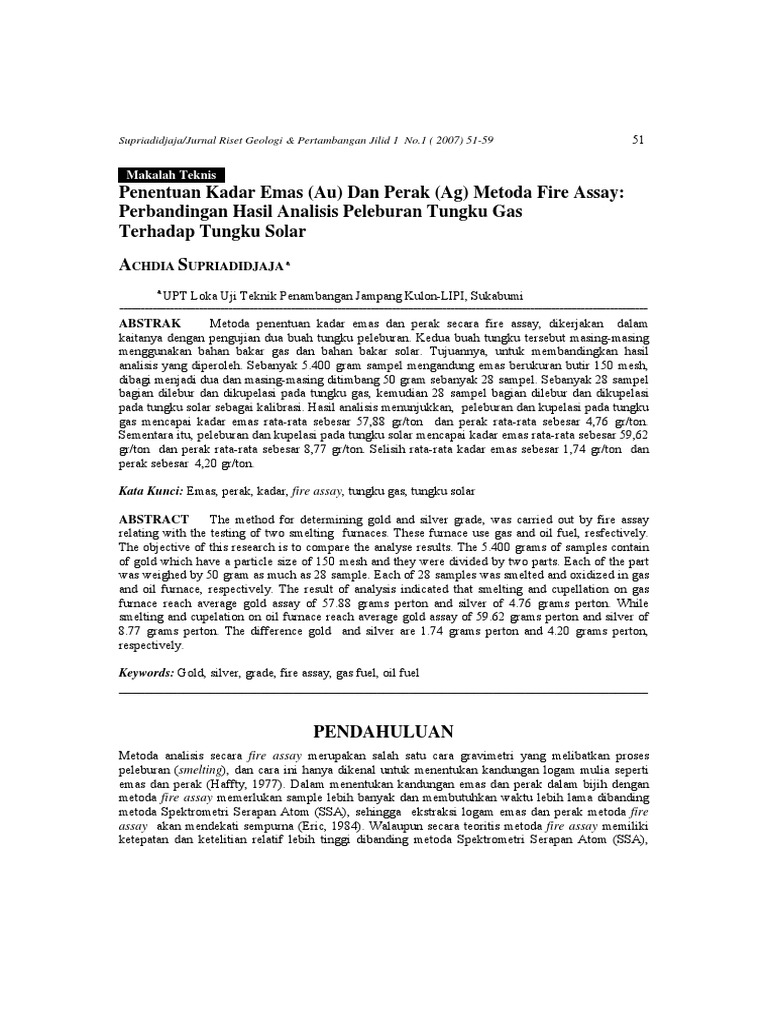 Fire Assay PDF | PDF | Science & Mathematics