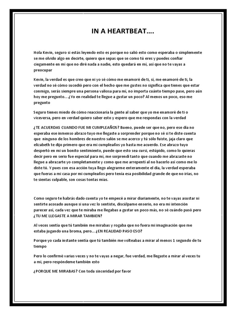 In A Heartbeat | PDF | Verdad | Ciencia cognitiva