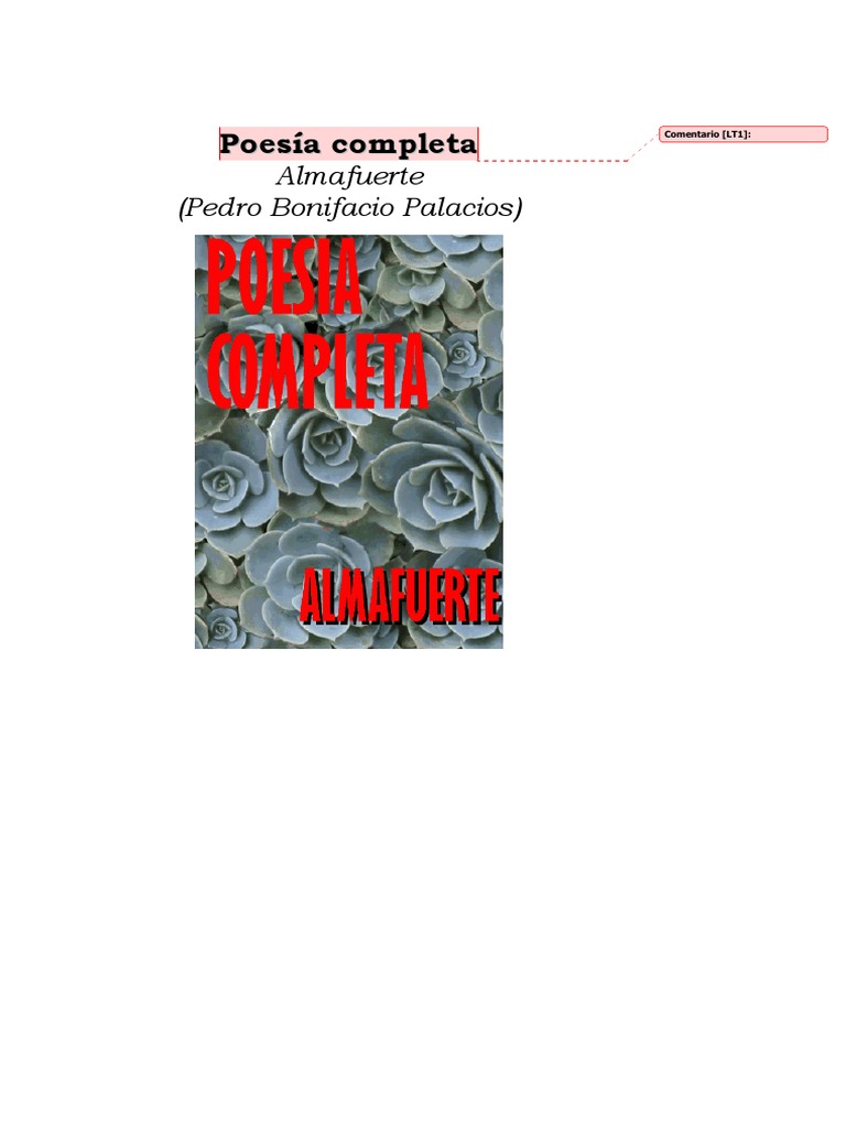 Poesía Completa de Almafuerte | PDF | Amor | Naturaleza