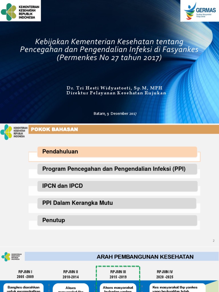 Kebijakan PPI PMK 27 | PDF | Pengembangan Diri | Kesehatan Holistik