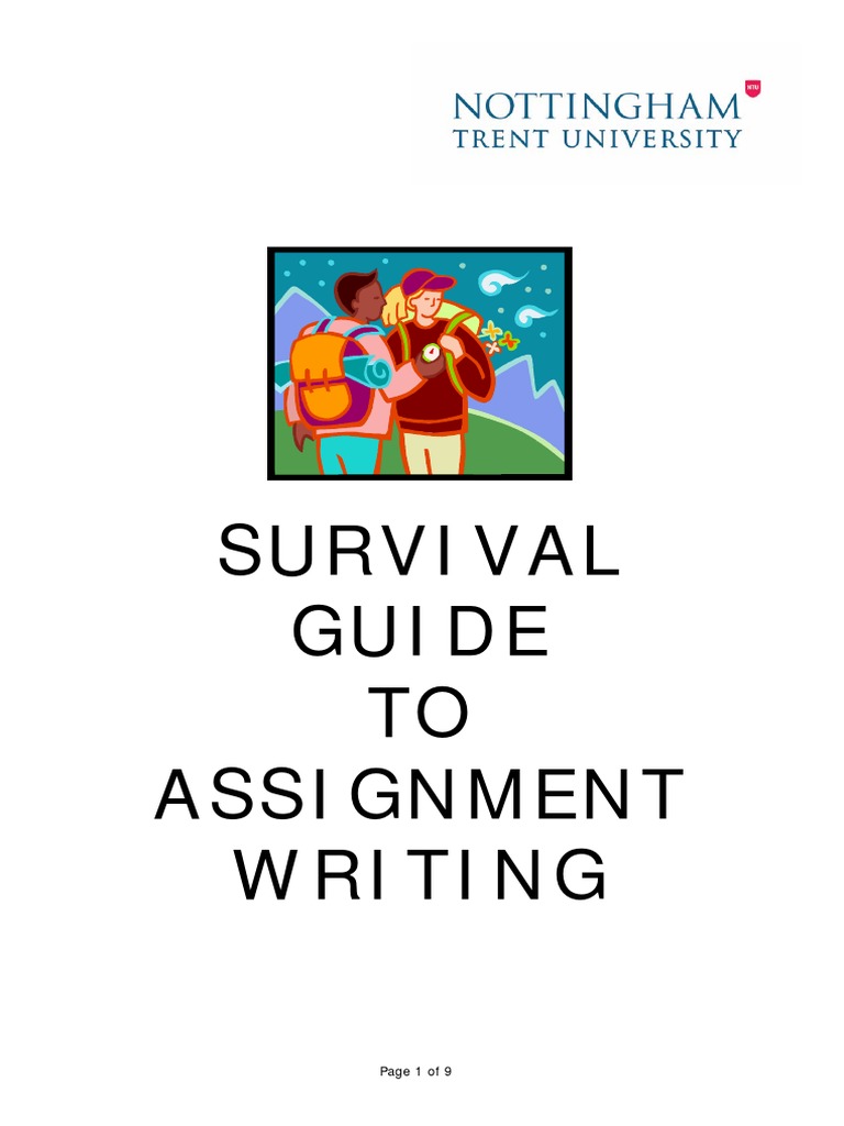 Survival Guide TO Assignment Writing: Page 1 of 9 | PDF | Essays ...