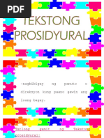 Halimbawa NG Tekstong Prosidyural | PDF