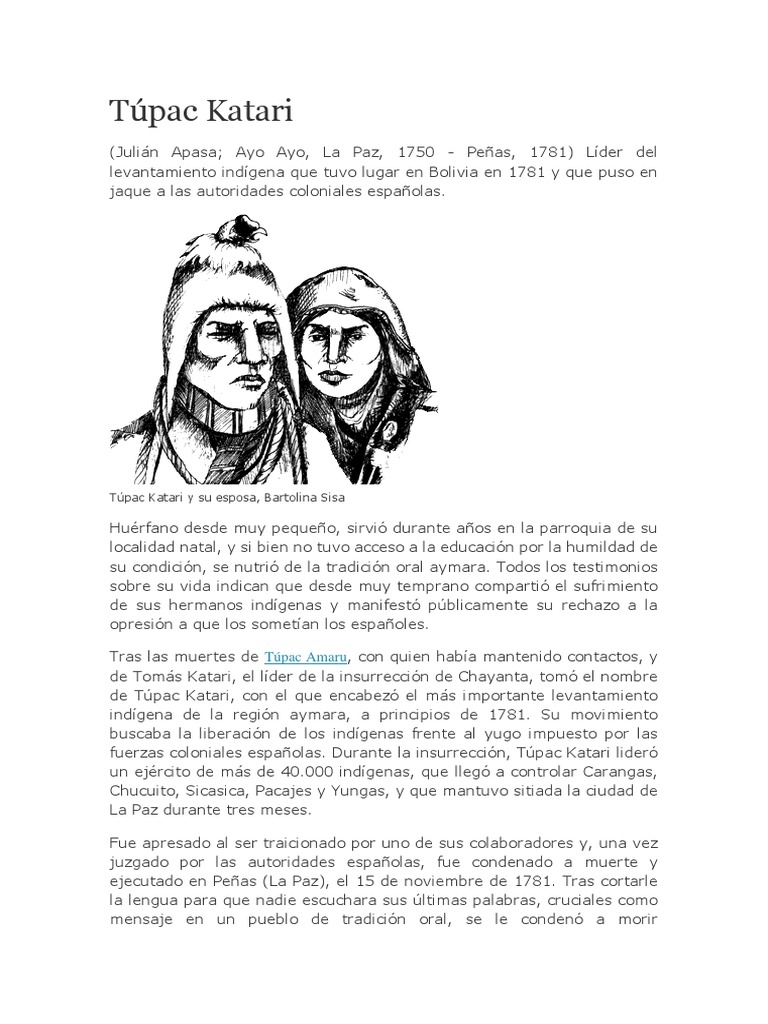 Túpac Katari | PDF