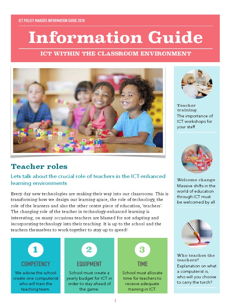 Ict Week 6 Brochure | PDF | Educational Technology | Education Theory