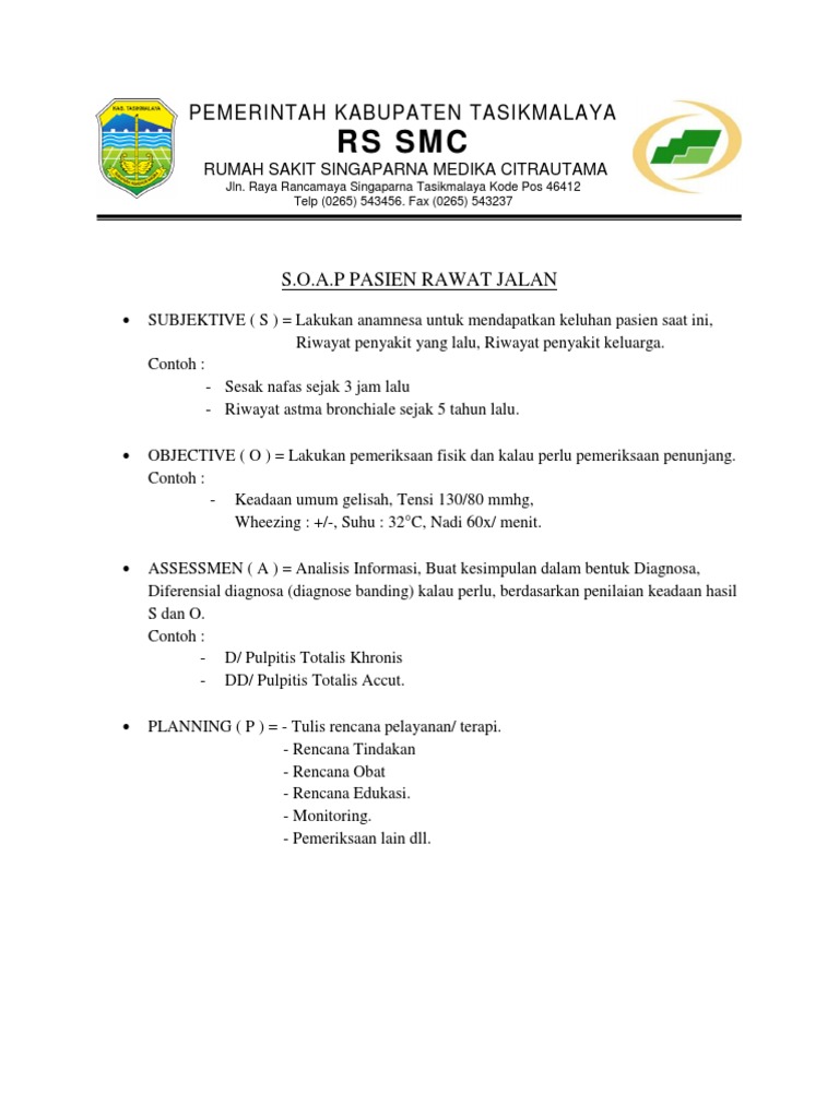 Soap Pasien Rawat Jalan | PDF