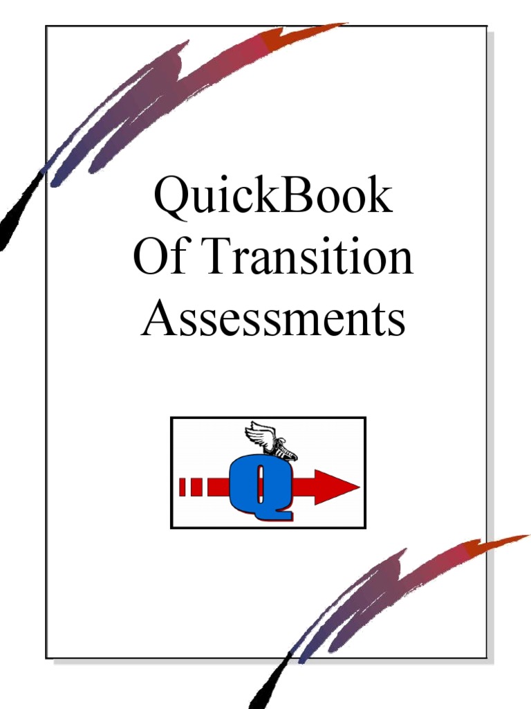 Quickbook of Transition Assessment | PDF | Individualized Education ...