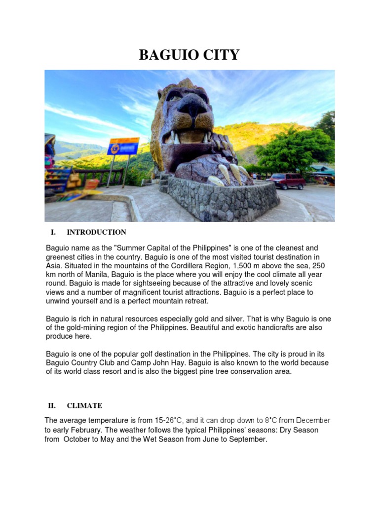 Baguio City | PDF | Nature
