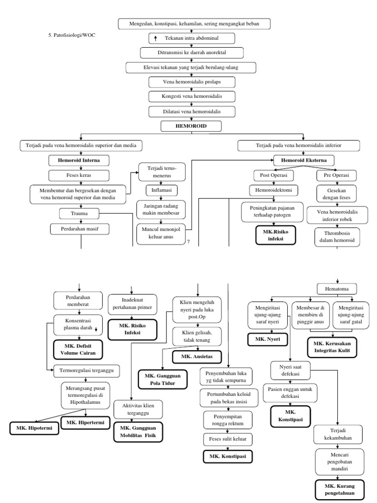 Patofisiologi Atau WOC | PDF