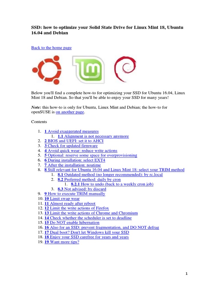 SSD - Dicas | PDF | Solid State Drive | Bios