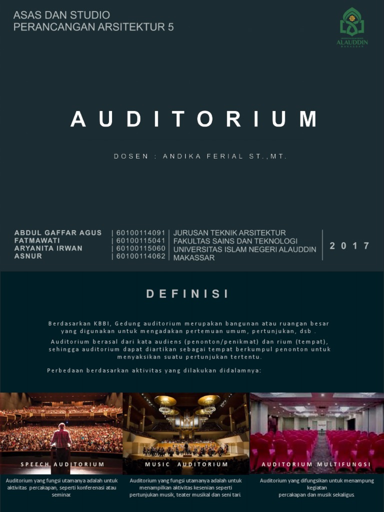 Auditorium | PDF