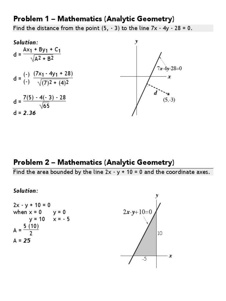 Analytic | PDF | Analytic Geometry | Coordinate System