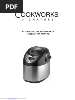 Toastmaster Bread Box Manual & Recipes | PDF | Breads | Dough