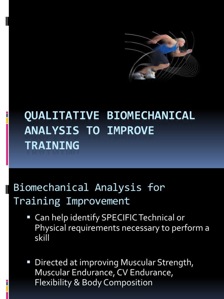 Biomechanical Training Analysis Guide | PDF | Anatomical Terms Of ...