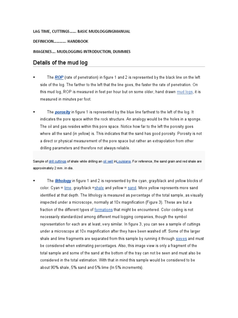 Mud Logging Basics and Techniques | PDF | Porosity | Chemistry