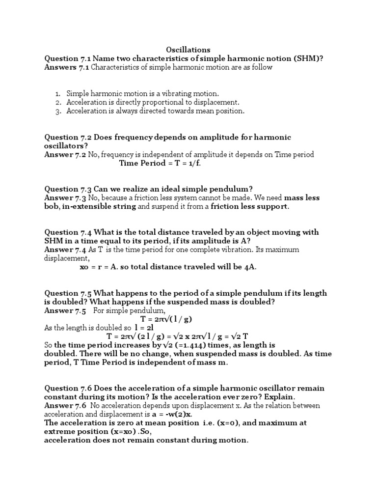 Oscillations | Download Free PDF | Interference (Wave Propagation) | Diffraction