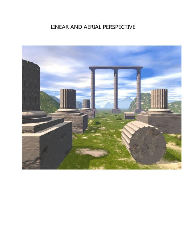 Linear and Aerial Perspective | PDF | Perspective (Graphical) | Drawing