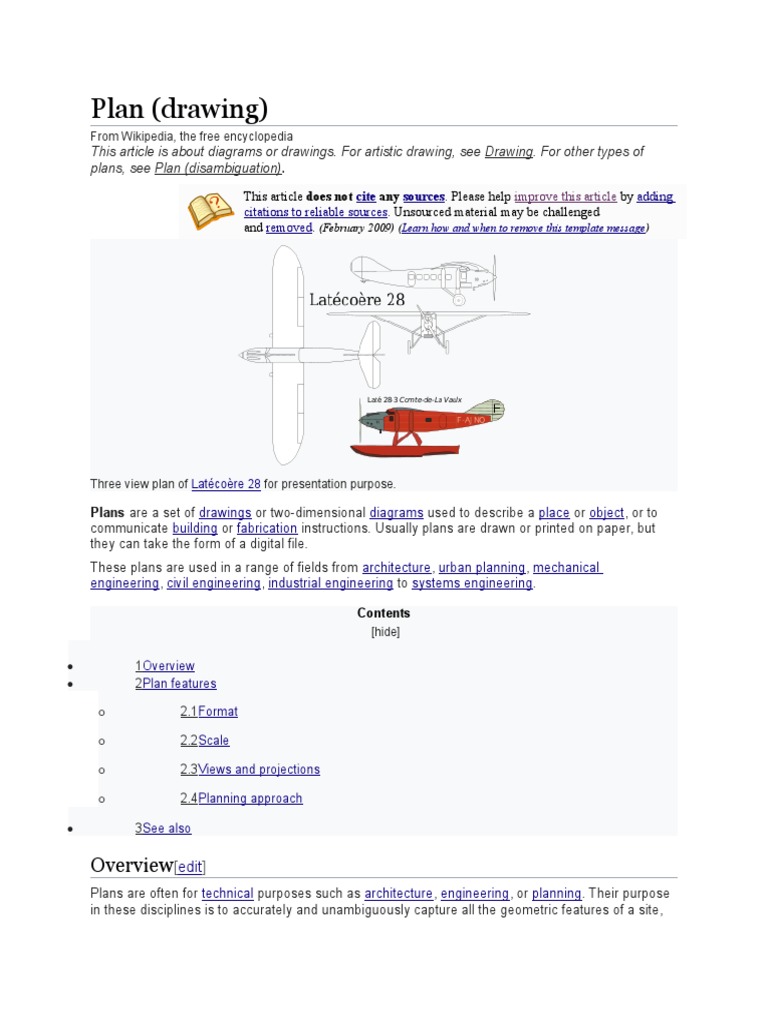 Plan | PDF | Communication Design | Technical Drawing