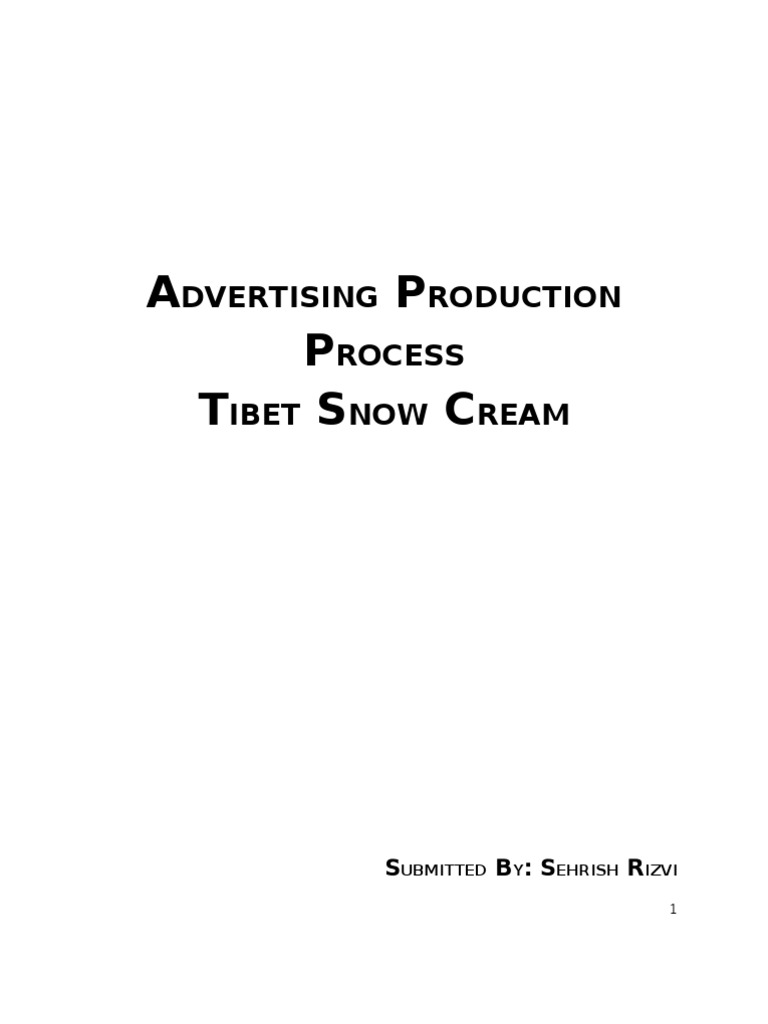 Advertising Production Process | PDF | Television Advertisement | Billboard