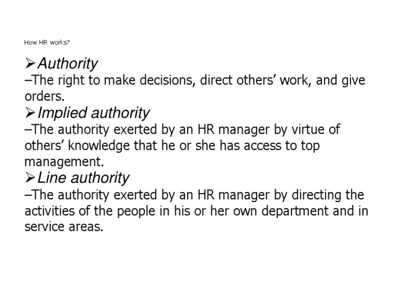 How HR Works | PDF