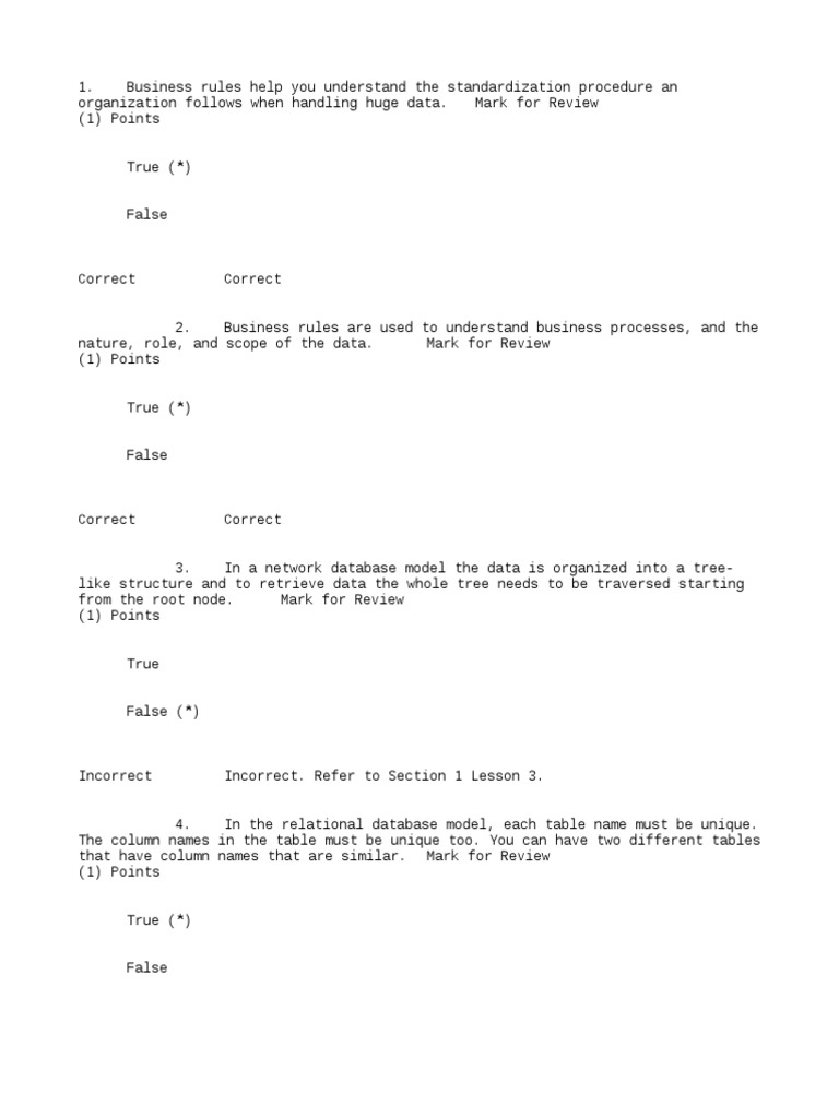 Understanding Business Rules, Database Concepts, and the Relational Model through a Database ...