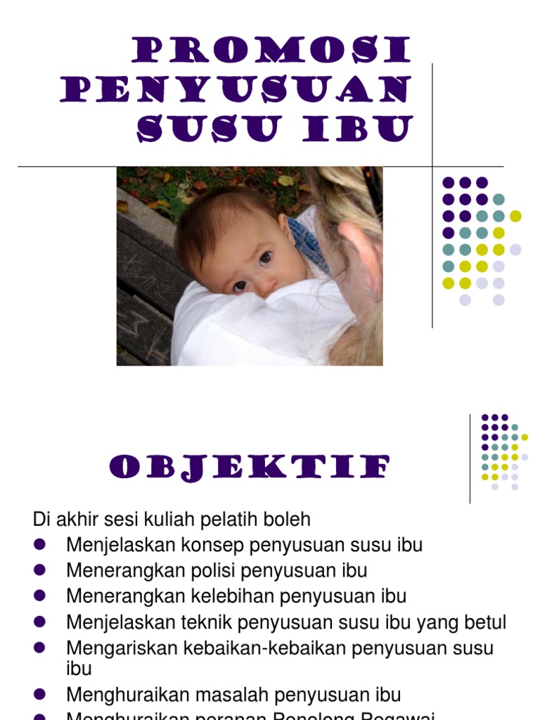 Promosi Penyusuan Susu Ibu | PDF