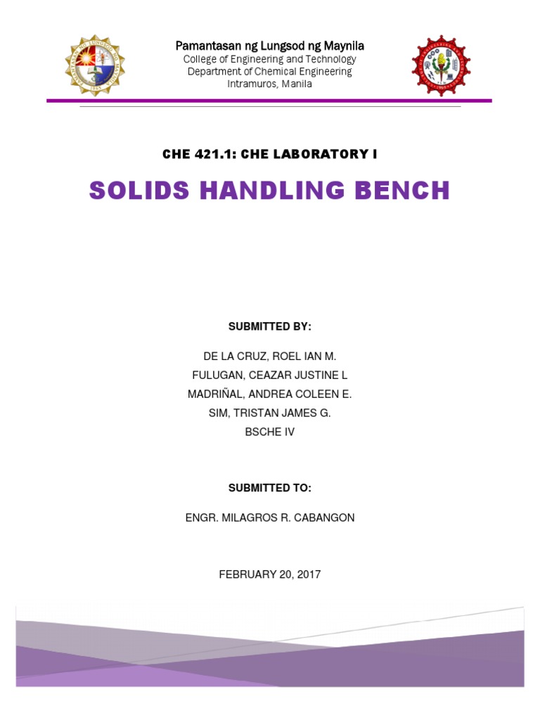 CHE 421.1 Lab Manual | PDF