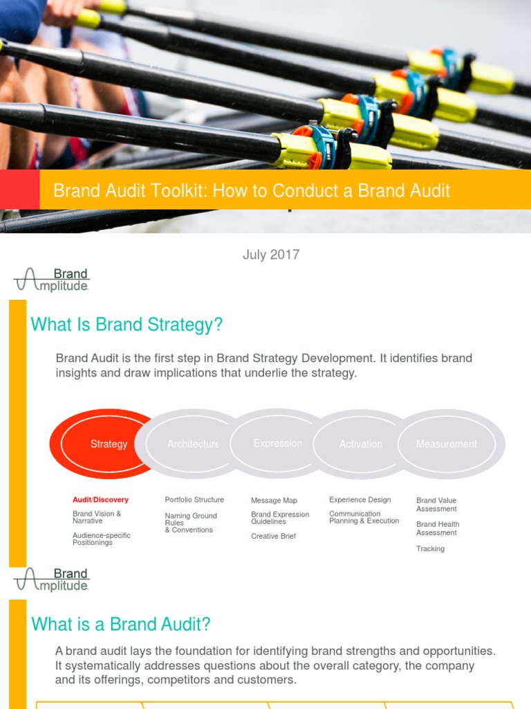 Brand Audit Toolkit 2017 | PDF | Strategic Management | Market Segmentation