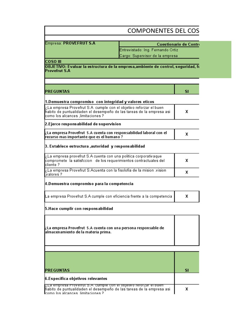 Control Interno Coso III | Business | Ciencia (general)