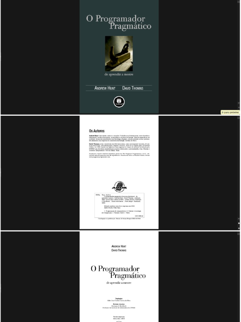 O Programador Pragmático | PDF
