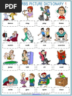 Cooking Verbs Vocabulary Esl Picture Dictionary Worksheets For Kids | PDF