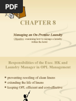 Laundry Operation and Laundry Flow Chart | PDF | Washing Machine | Laundry