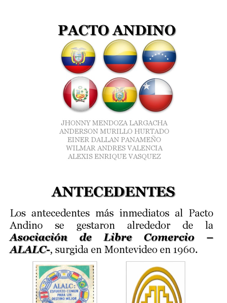 Pacto Andino | PDF | Comunidad andina | Relaciones Internacionales