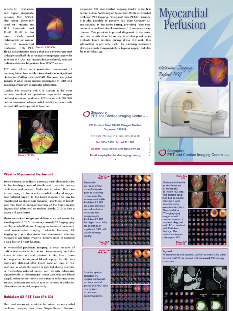 Rubidium Myocardial Perfusion Scan | PDF | Positron Emission Tomography ...