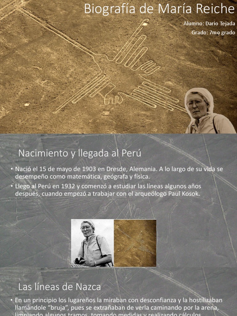 Biografía de María Reiche | PDF