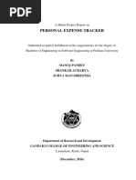 Mini-Project-Report (Expense Manager Tracker Management System) | PDF ...