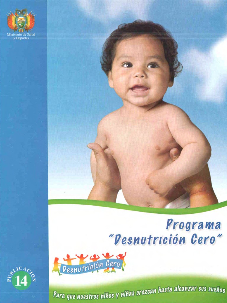 Programa Desnutricion Cero Pdf Esfera Pública Ciencias De La Salud