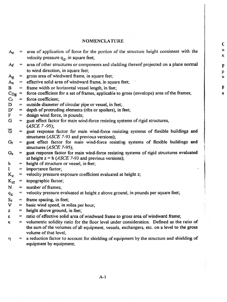 (Asce (Asce (ASCE 7-95) (Asce | PDF | Wound | Pressure