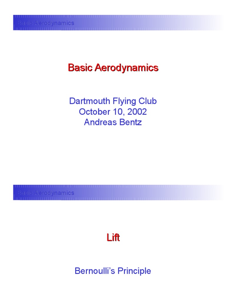 Aerodynamics | PDF | Science & Mathematics