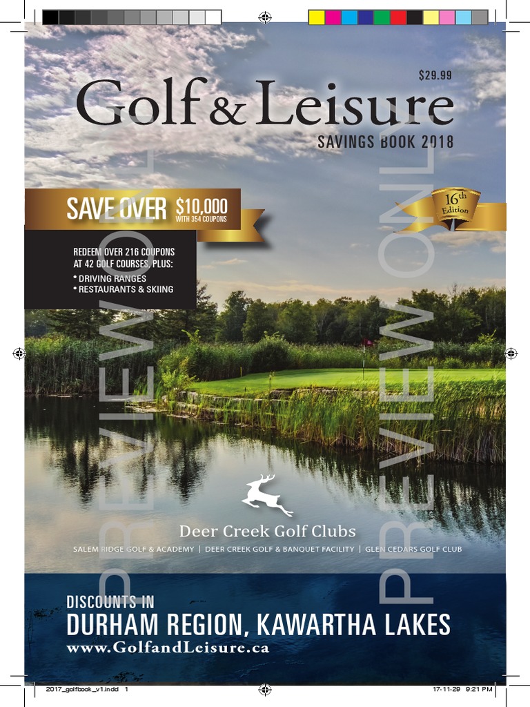2018 Golf & Leisure Savings Book | PDF | Golf Course | Coupon